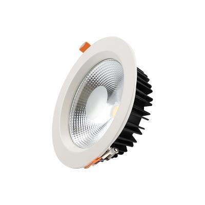 China 90 Degree Beam Angle 30W Die Cast Aluminum Recessed LED Downlight 230mm 5 Year Warranty for sale