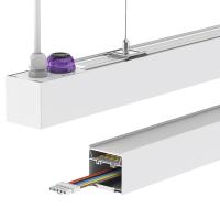 China Anti-Glare Dimmable CCT Changeable LED Batten Light 40W 60W 4ft 5ft for Office Commercial Spaces for sale