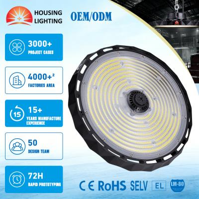 China Zigbee Dimmable 200W 5000K UFO LED High Bay Light with Motion Sensor for Industrial Use for sale