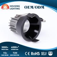 China Dimmable Anti-Glare LED Spotlight COB Downlight CCT 2700K 4000K 6000K for Hotels for sale