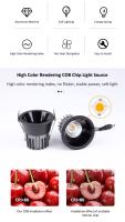 China 7W 10W UGR<19 LED Spotlight 85mm Cutout DIP CCT Switch Frameless Downlight for sale