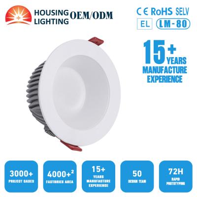 China Dimmable 4000K LED Downlight Aluminum Body 12W for Modern Ceiling Lighting for sale