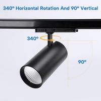 China Adjustable Color Temperature LED Track Light 2700K-6500K 50,000 Hours Lifespan 5-Year Warranty for sale