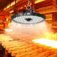 China CE RoHS Certified 200lm/W Anti Glare LED UFO High Bay Light with Lampshade for sale