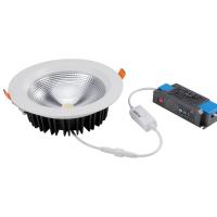 China Aluminum LED Integrated Downlight 6W-24W with 60° Beam Angle and 50,000+ Hour Lifespan for sale
