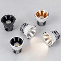 China Custom Anti-Glare LED COB Spot Light 7W 9W 12W Grey Golden Gloss Black 5 Year Warranty for sale