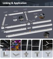 China Low UGR <16 LED Linear Batten Light 220-240V with Multiple Dimming Options for Office Warehouse Commercial Lighting for sale
