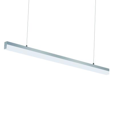 China 3-Sided LED Linear Light Fixture with DMX & Zigbee Control - 20W to 50W Power, 3M Custom Length, 120LM/W Efficiency for sale