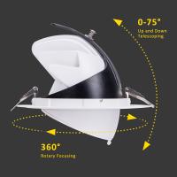 China Commercial LED Gimbal Downlight 8W-36W with 360° Rotation, 90° Tilt, and 2700K-6500K Color Temperature for sale