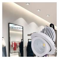 China Commercial LED Gimbal Downlight 8W-36W with 360° Rotation, 90° Tilt, and 2700K-6500K Color Temperature for sale