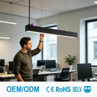 China 20W-50W Dimmable Industrial LED Linear Lighting with 85° Beam Angle and 100lm/W Efficiency for Office and Commercial Use for sale