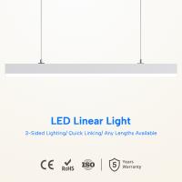 China Ultra Slim 2000lm LED Linear Light Suspension Fixture with Dimmable and Linkable Design for Office Retail Commercial Spaces for sale