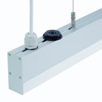 China Ultra Slim 2000lm LED Linear Light Suspension Fixture with Dimmable and Linkable Design for Office Retail Commercial Spaces for sale