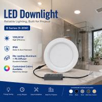 China IP65 Rated LED Panel Light with 100LM/W Efficiency and 5 Years Warranty for Wet Areas for sale