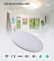China IP65 Waterproof LED Ceiling Light with 5 Years Warranty and 120LM/W Lumen Efficiency for Bathroom and Laundry Room for sale
