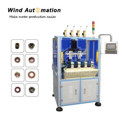 China 4-Station BLDC Motor Needle Winding Machine 20-100mm Stator OD 380V Power Supply for sale