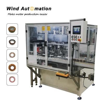 China Customizable BLDC Motor Stator Winding Line Assembly Machine 1330x1000x2000mm with 4 Stations and 8 Servo Spindles for sale