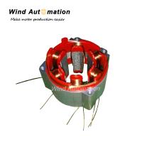 China WIND-NR148 2-Station Shroud & Needle Coil Winding Machine for BLDC Motors | 10-120mm Stator | 400 RPM for sale