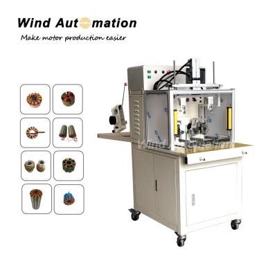 China 220V Dual Station BLDC Motor Needle Winding Machine with 0-2000 RPM Spindle Speed for 7-100mm Stators for sale