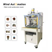 China WIND-HMW-305 Automatic Rotor Winding Machine - 2 Stations, 7-100mm Stator OD, 0-2000 RPM for sale