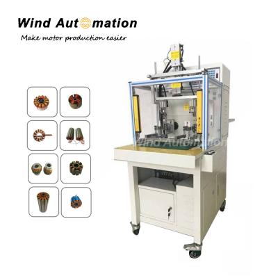 China WIND-HMW-305 Automatic Rotor Winding Machine - 2 Stations, 7-100mm Stator OD, 0-2000 RPM for sale
