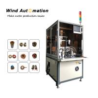 China Dual-Station Aerospace Motor External Rotor Winding Machine 7-100mm Stator OD 0-2000 RPM for sale