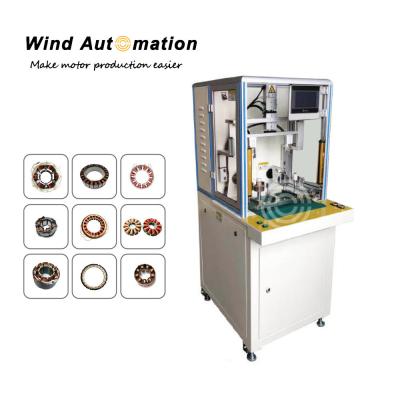 China 220V Dual-Station External Rotor Coil Winder for Aerospace Motors | 7-100mm Stator OD, 0-2000 RPM for sale