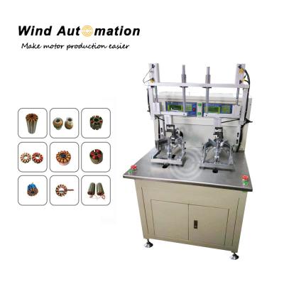 China 220V Dual-Station External Rotor Coil Winding Machine for 20-140mm BLDC Motors with 0-2000 RPM Speed for sale