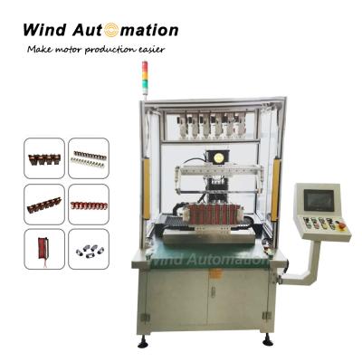 China 6-Station BLDC Motor Linear Stator Coil Needle Winder | Max 30mm OD, 400 RPM Speed for sale