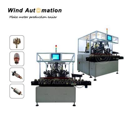 China WIND-BC5 Starter Motor Armature Weight Removing Machine 5-Station 40-60mm OD 1000-2200rpm for sale