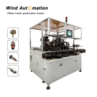 China 5-Station Armature Weight Removing Machine 40-60mm OD Range 1000-2200rpm for Motor Balancing for sale