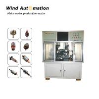 China WIND-ABM-2 Micro Motor Rotor Balancing Machine 2-Station 1600-2100 RPM for 20-70mm Armatures for sale