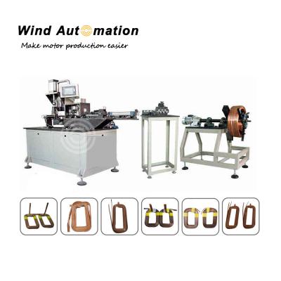China WIND-PCW-F2 Starter Magnetic Field Coil Winding Machine 160mm Rotation 80 RPM for Rectangular Wire for sale