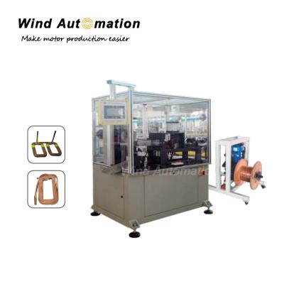 China Starter Stator Magnetic Field Coil Winding Machine with 160mm Rotation Diameter and 3kW Power for Copper Foil Flat Loop for sale