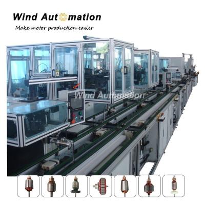 China WIND-APL Power Tool Motor Armature Production Line - 100 Sets/Year Capacity Automated Rotor Assembly System for sale