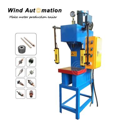 China WIND-Y41 Shaft Inserting Machine for Universal Motor Armature with Ball Bearing Pressing Capability for sale