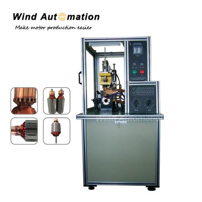 China Commutator Spot Welding Machine for Universal Motor Armature 5-60mm OD with 25KVA Power and 10sec/pc Efficiency for sale