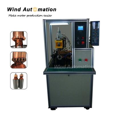 China WIND-AC-CW001 Miyachi Welding Power Commutator Hot Stacking Machine 25KVA 230V for 0-350mm Stack Length for sale