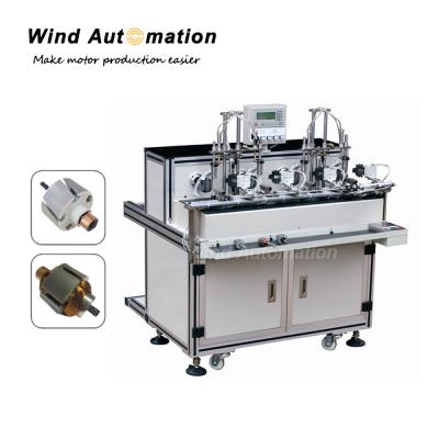 China WIND-ODD-4 Armature Winding Machine for 3-5 Slot Micro Motors | 4 Stations, 0.08-0.55mm Wire, 1100×1100×1300mm for sale