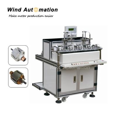 China 4-Station Micro Motor Armature Winding Machine for 3-5 Slot Armatures, 0.08-0.55mm Wire, 3000 RPM Speed for sale