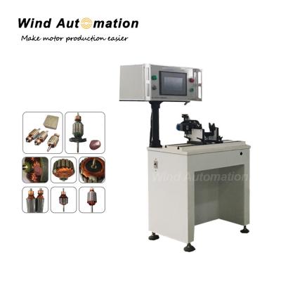 China Middle Size Armature Balancing Machine 260mm OD Capacity 500-5000r/min for Motor Testing for sale