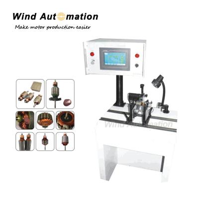 China Small Armature Micro Rotor Balancing Machine 260mm OD 500-5000r/min for DC Motor Manufacturing for sale