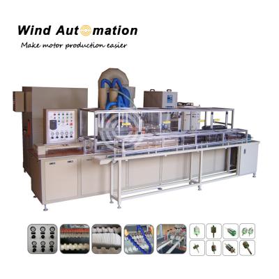 China WIND-JF Automatic Armature Electrostatic Insulating Powder Coating Machine 100 Sets/Year with 0.15-0.5mm Coating Thickness and 2500 pc/h Output for sale