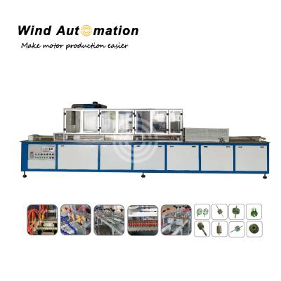 China WIND-JF Armature Epoxy Powder Coating Machine 5000x1000x850mm with 0.15-0.5mm Coating Thickness for sale