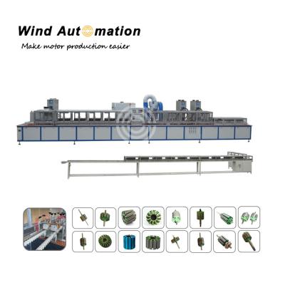 China WIND-JF Electrostatic Resin Powder Coating Machine for Armature Rotor Stacks 160mm OD 2500pcs/hr for sale