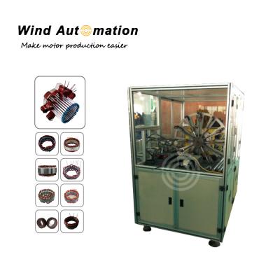 China Alternator Wave Shape Coil Winder with 46-60s Cycle Time and 6 Mitsubishi Servo Motors for Industrial Stator Production for sale