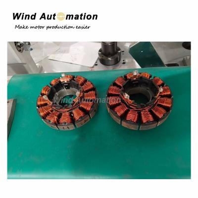China 12 Pole Outrunner Stator Coil Winding Shaping Machine with 5.5KW Power and 200-260mm Travel Range for sale