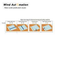 China Stator Slot Paper Forming and Cutting Machine 150mm Max Width 0.35mm Thickness for Motor Insulation for sale