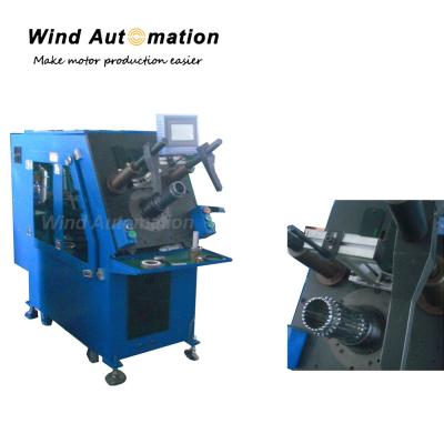 China AC Motor Stator Coil Winding Inserting Machine 120mm Stack Length 8-48 Slots for Copper Aluminum Wire for sale