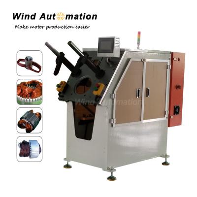 China AC Motor Stator Winding Inserter Machine - 120mm Max Stack Length, 8-48 Slots, 380V Power Supply for sale